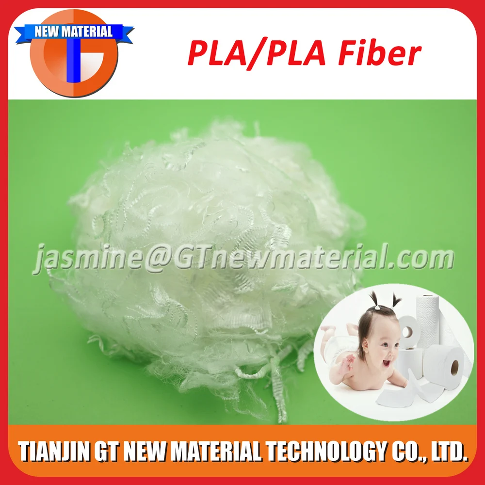 Polylactic Acid Fiber Corn Fiber Pla Short Cut Fiber For Paper Making ...