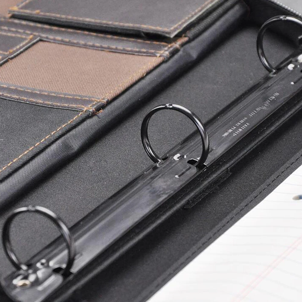 Wholesale Customized A4 Business Pu Leather Portfolio Folder Faux ...