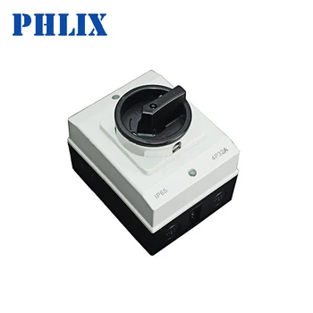 Lockable Switch Rotary Dc Isolator 4 Pole 20a Ip65 Enclosure Box - Buy ...