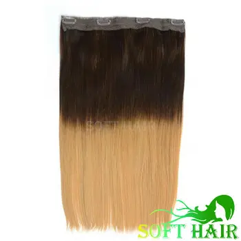 Wholesale Darling Hair Extension Straight Ombre Color Clip In Quad Weft ...