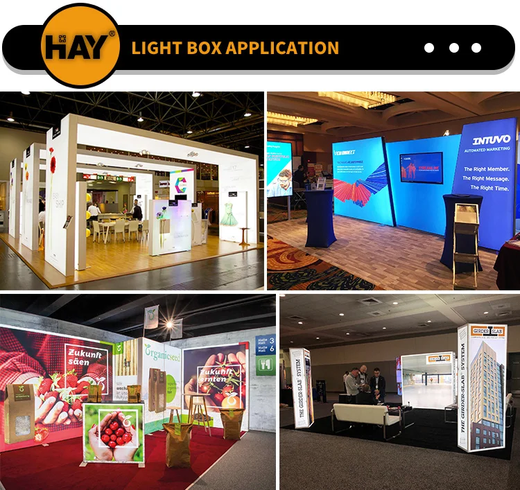 Free Standing LED Light Box - Trade Show Exhibition Booth