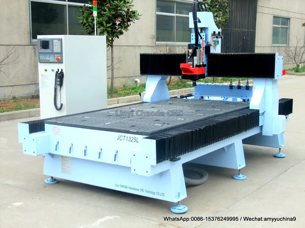 3 Axis Large Bed Flat Bed Cnc Router With Auto Tool Changer - Buy Flat ...