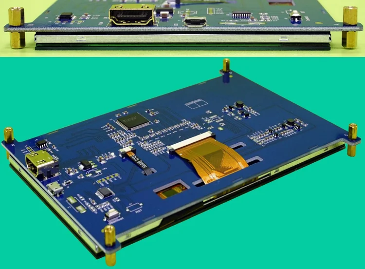 Frameless 7 Inch 1024*600 IPS Capacitive Touch Screen Monitor for ...