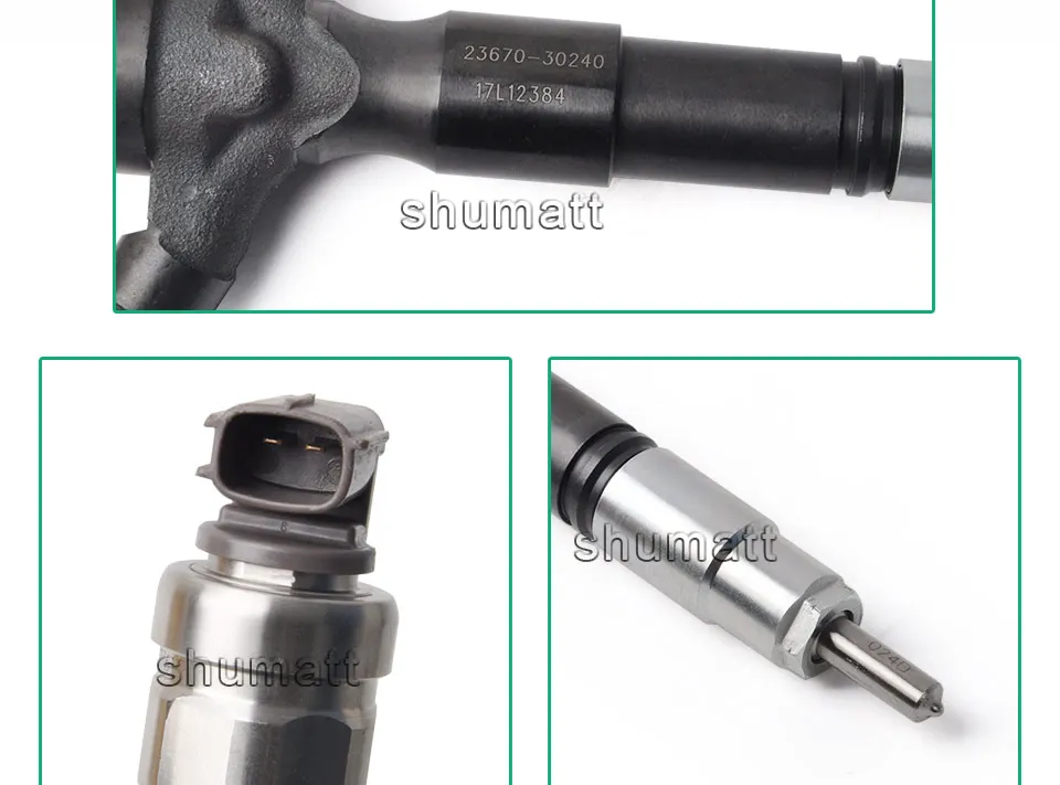Denso Common Rail Injector 23670-30240 095000-7380 For Diesel Fuel ...