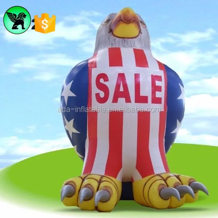 Cartoon Characters Type Giant Inflatable American Eagle for Outdoor ...