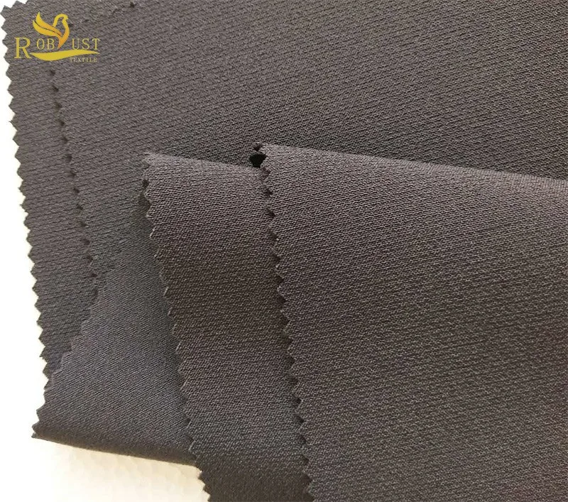 360gsm Polyester Spandex Double Layer Thick 4 Way Stretch 95% Polyester ...