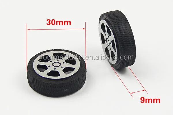 Diy 30mm Toy Wheel Miniature Wheels Plastic Wheel - Buy Plastic Wheel ...