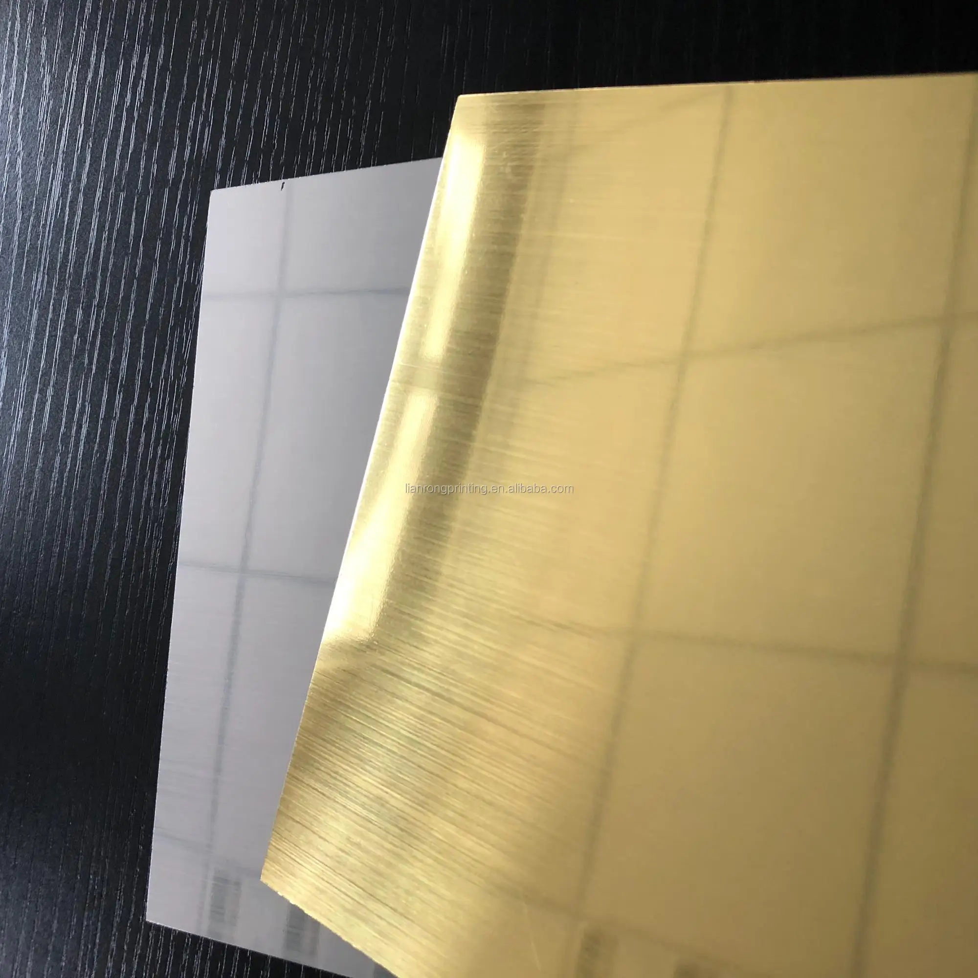 Acrylic Traffolyte Gold Brushed Laser Engraving ABS Sheet