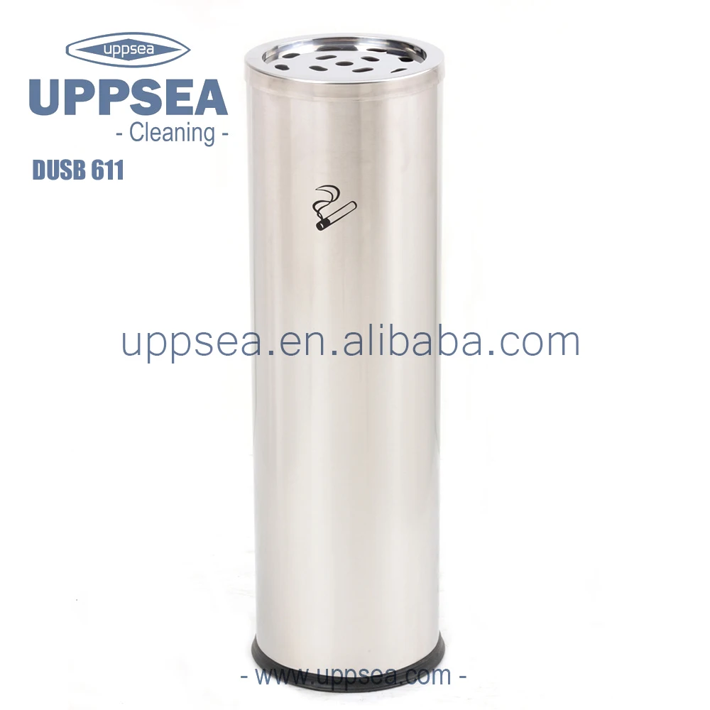 Premium 35l Stainless Steel Push Open Garbage Can/trash Can/dustbin ...