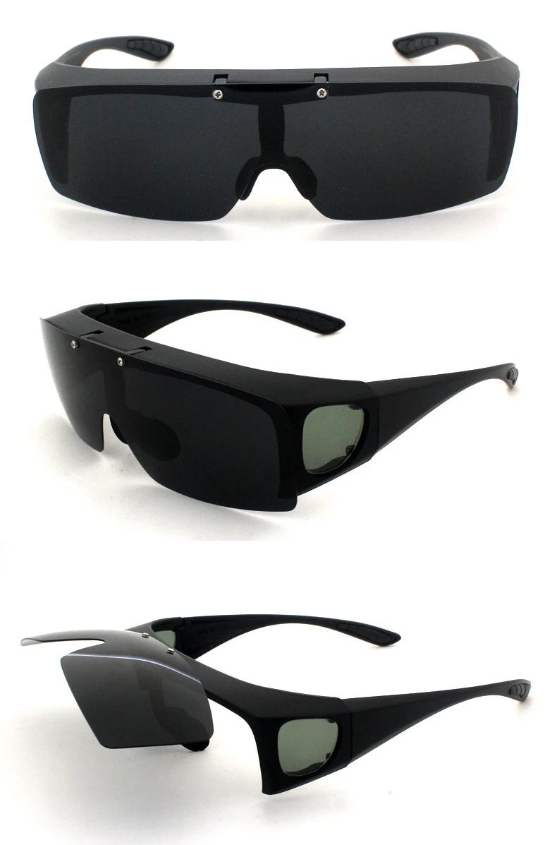 Flip Up Fishing Fit Over Bee Pollen Mask Protective Sunglasses With ...
