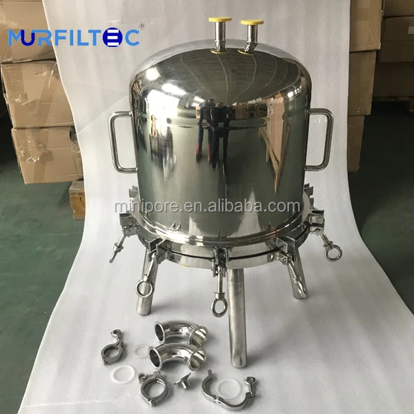 Sanitary Stacked Disc Lenticular Filter For Wine Filtration 8'' 12'' 16 ...