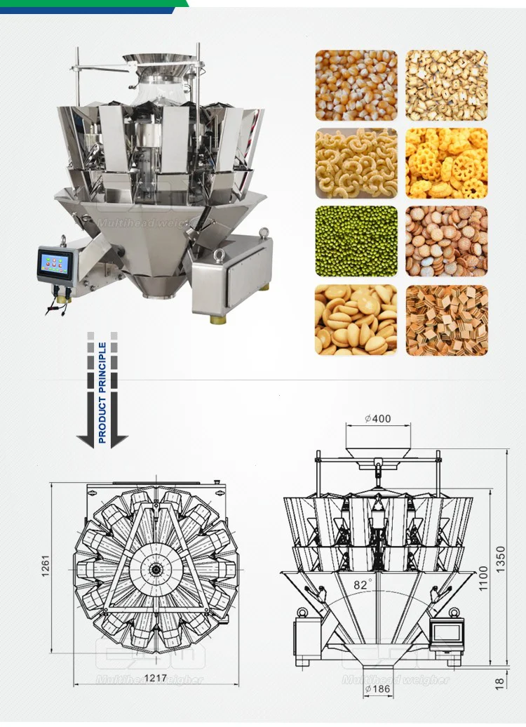 Automatic Multihead Weigher Potato Chip Combination Combineation Scale ...