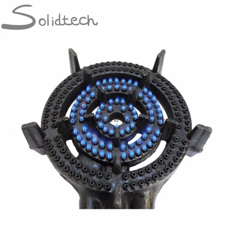 20MJ Heat Output Cast Iron LP Gas Double 2 Ring Burner