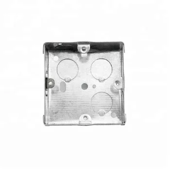 One Gang Electrical Galvanized Metal Steel 3x3 Switch Box - Buy 3x3 ...