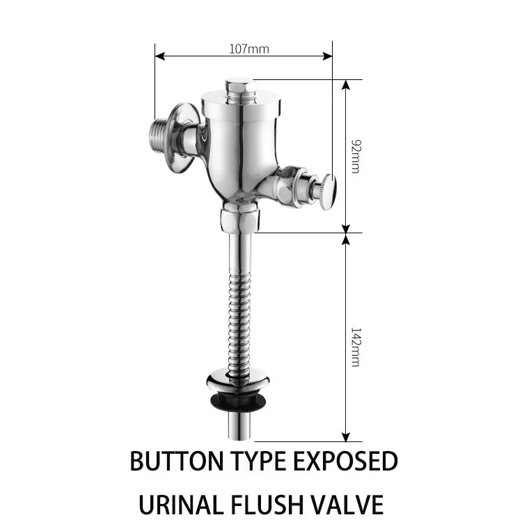 Manually Toilet Copper Urinal Flush Valve - Delay Urine Flush