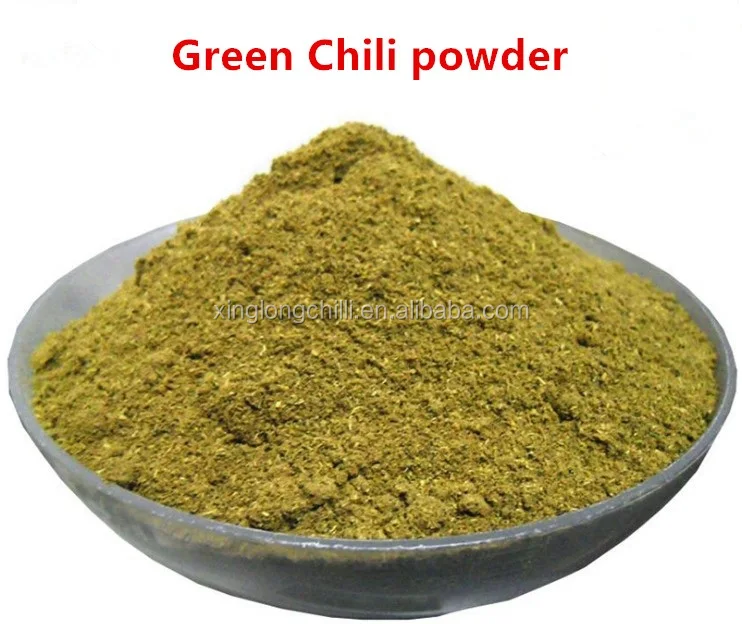 Chinese Factory Price Green Chili Powder With High Shu - Buy Chinese ...