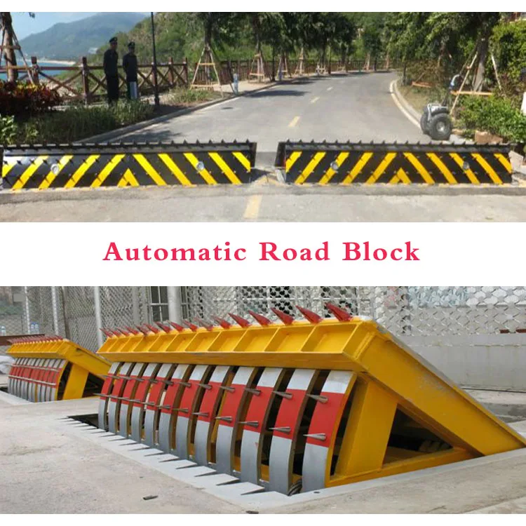 4M Remote Container Hydraulic Road Blocker - Secure & Durable