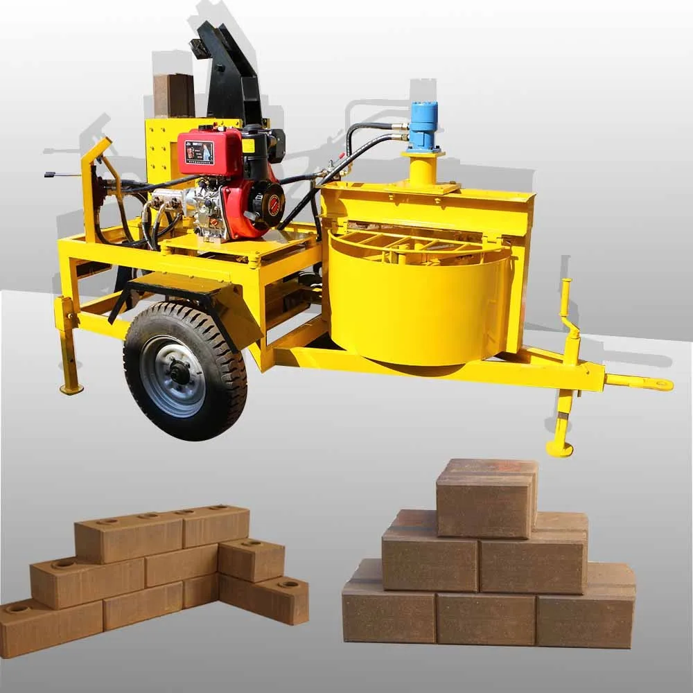 Hand Operated Interlock Clay Brick Making Machine - Buy Ecological Clay ...