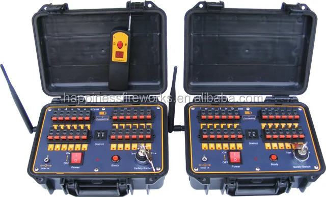 48 Channels Rechargeable Wireless Remote Control Firing System ...