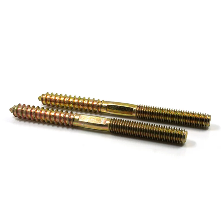Double Head Threaded Hanger Bolt Screw - Buy Double Threaded Wood ...