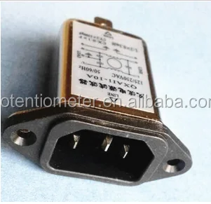 Ac Power Line Plug Filter 10a Power Noise Filter - Buy Emi Noise Filter ...