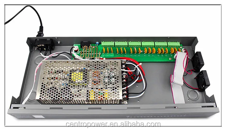 New Design 19 Inch Rack Mount Power Distribution Unit 12v 20a Cctv Rack ...