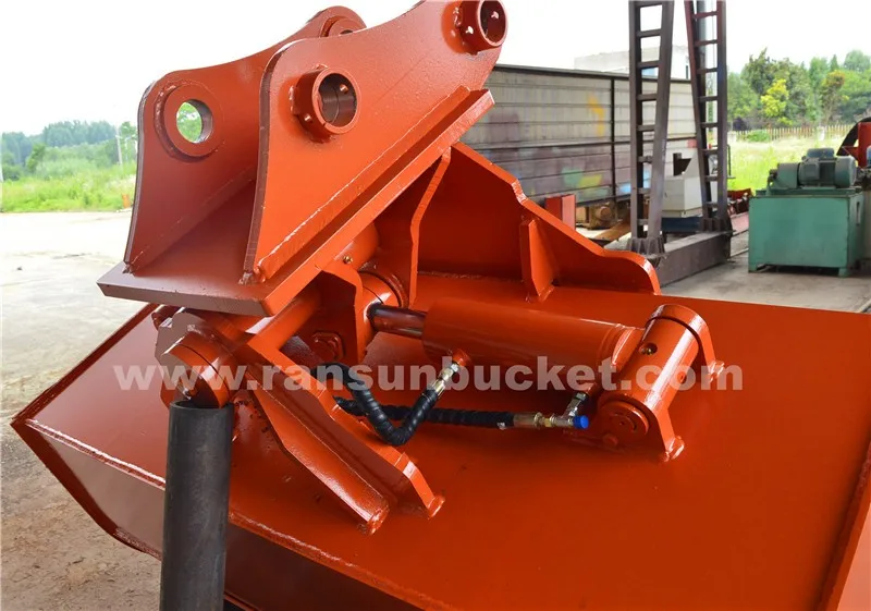 Ransun Producing 90 Degree Tilting Bucket Double Cylinders Tilt Bucket ...