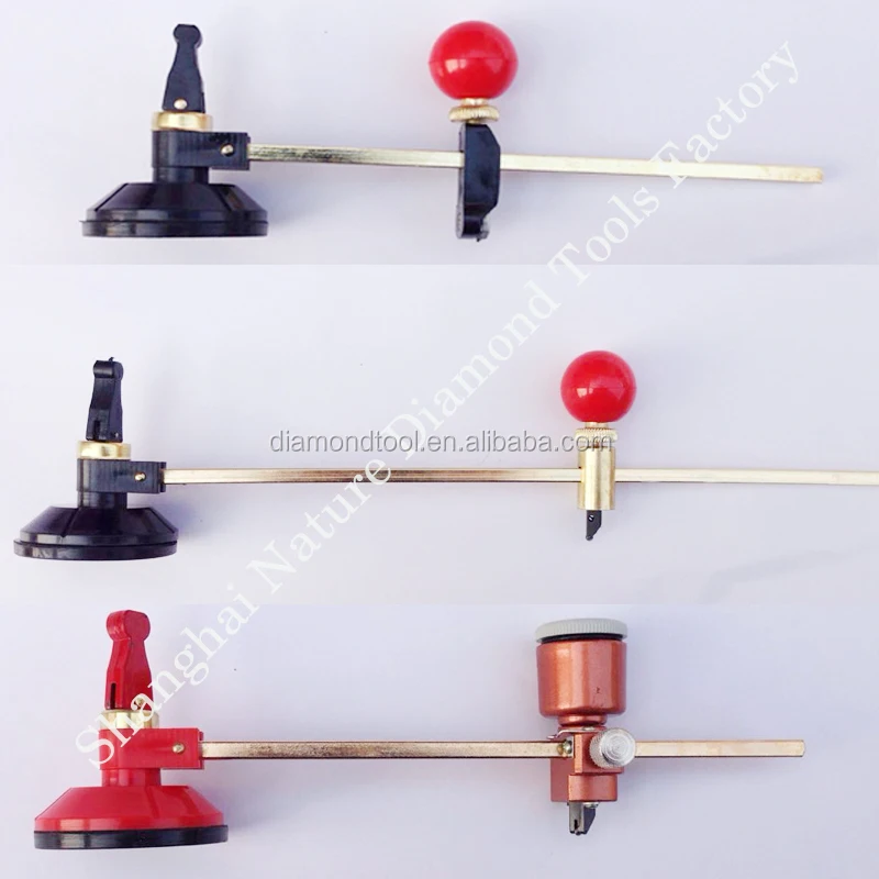 Professional Diamond Glass Cutting Tools/wood Handle Diamond Tip Glass ...