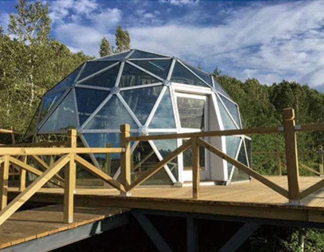 Steel Frame Transparent Pvc Geodesic Garden Igloo Dome - Buy Garden ...
