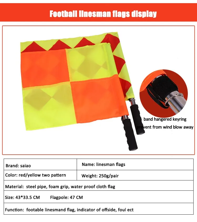 Football Linesman Flag,Football Referee Flag,Signal Flag - Buy Football ...
