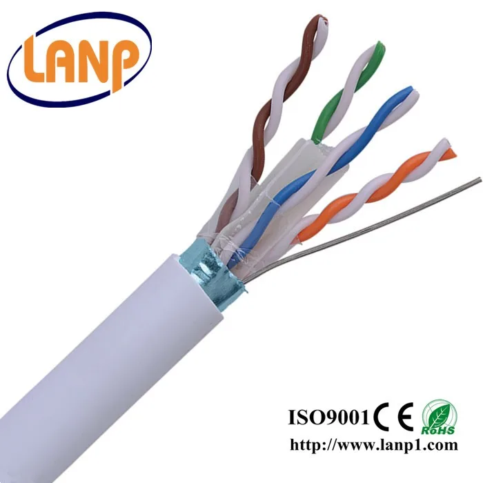 Cable de par trenzado apantallado (STP) Categoría 6 4 par sólido ...