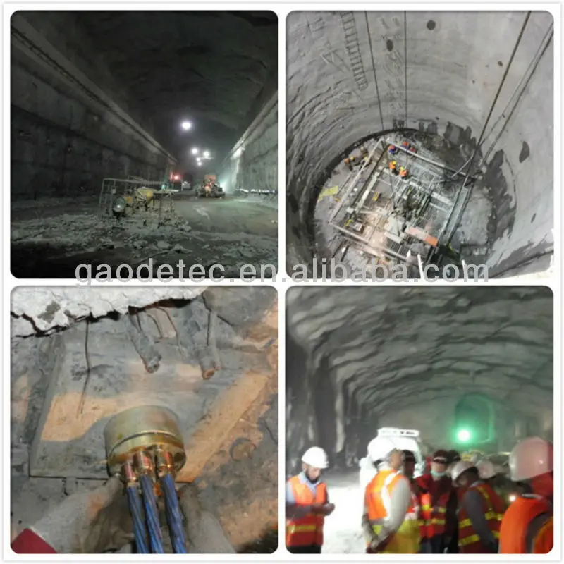 Single Hole Wedge Anchor For Bridge Concrete Strand Anchor Head And ...