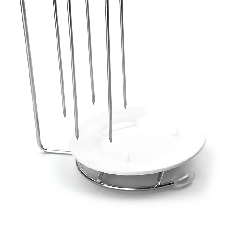 Stainless Steel Bbq Skewers Kebab Skewers Grill Barbecue Rack Set - Buy ...