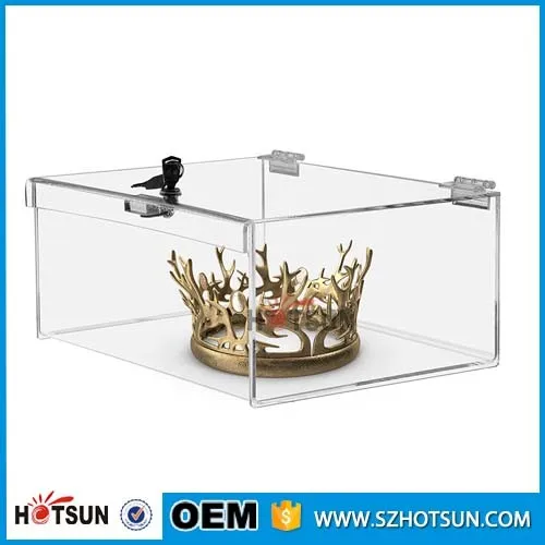2017 New Style Clear Acrylic Locking Box Clear Tube Display Box - Buy ...