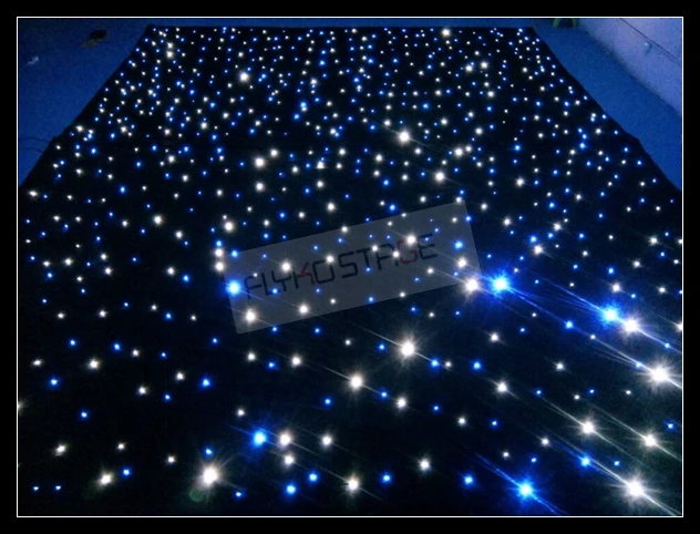 4m High By 6m Width Bw Led Star Effect Stage Lighting - Buy Led Falling ...