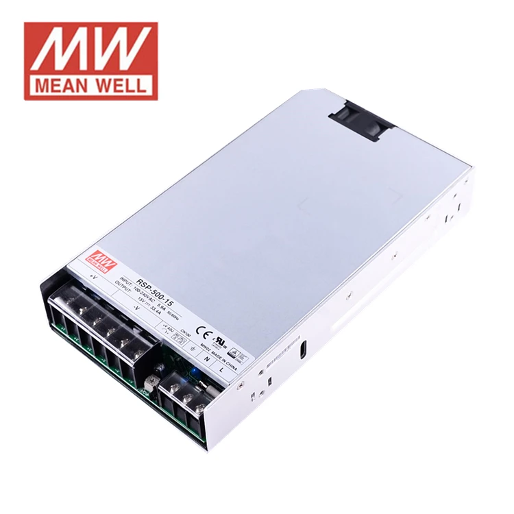 Mean Well Industrial Smps Rsp-500-15 500w External Power Supply 15 Volt ...