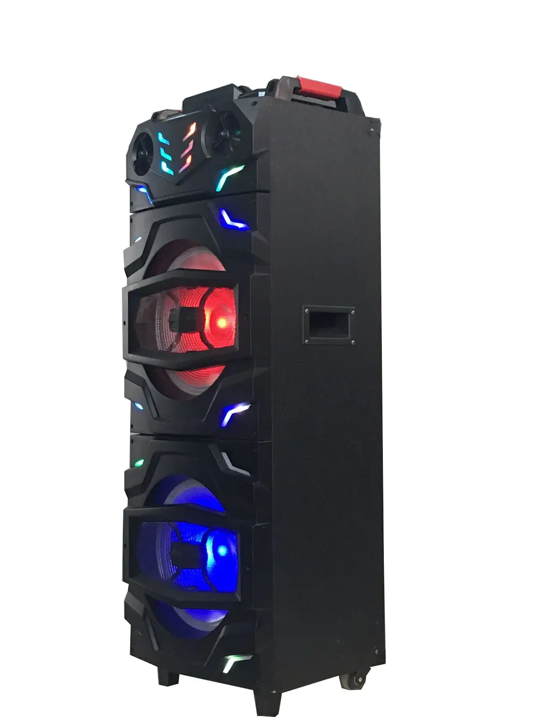 100w Double 12" Active Dj Speaker With Two 12inch Woofer And Two ...