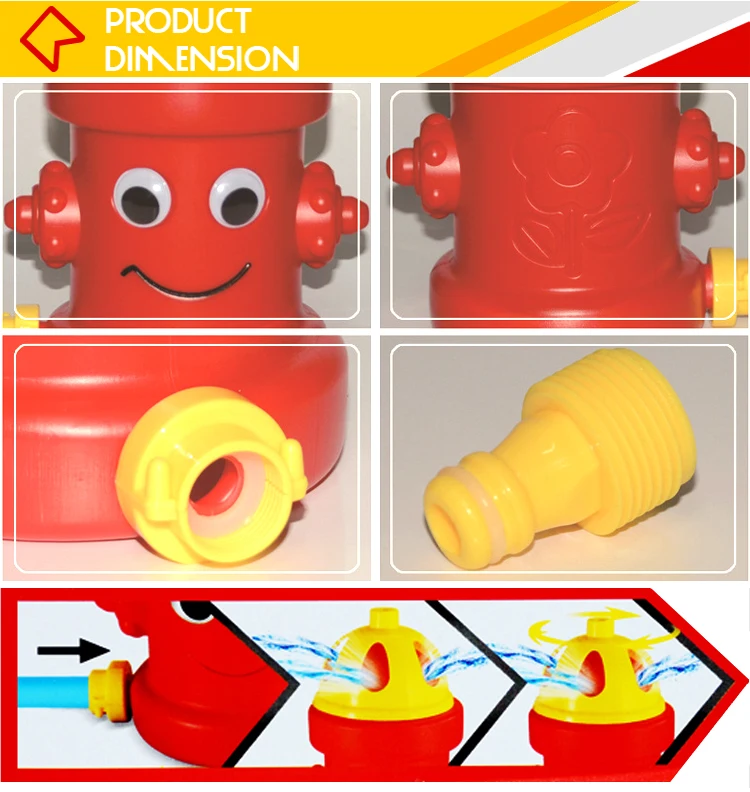 Kids Pretend Play Game Fire Fighting Equipment Automatic Sprinkler Fire ...