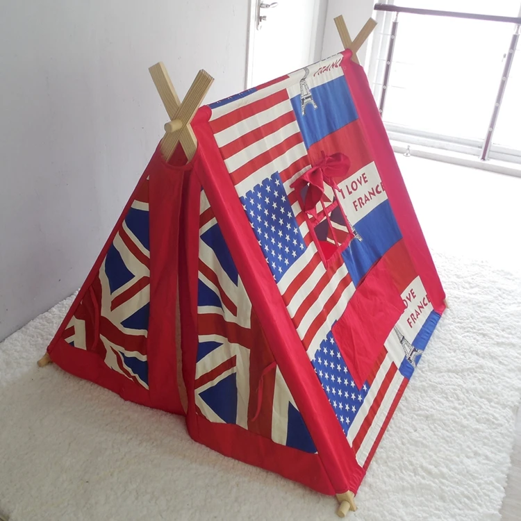 Canvas Cotton Kids A-Frame Teepee Playhouse Tent| Alibaba.com