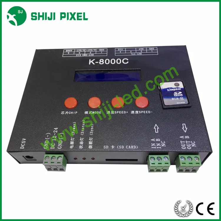 SD Card LED RGB Controller K-8000C for LED Strip Lights