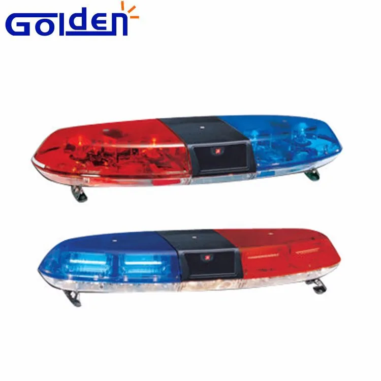 Halogen Rotating Oval Red Blue Led Police Lights - Buy Police Lights ...