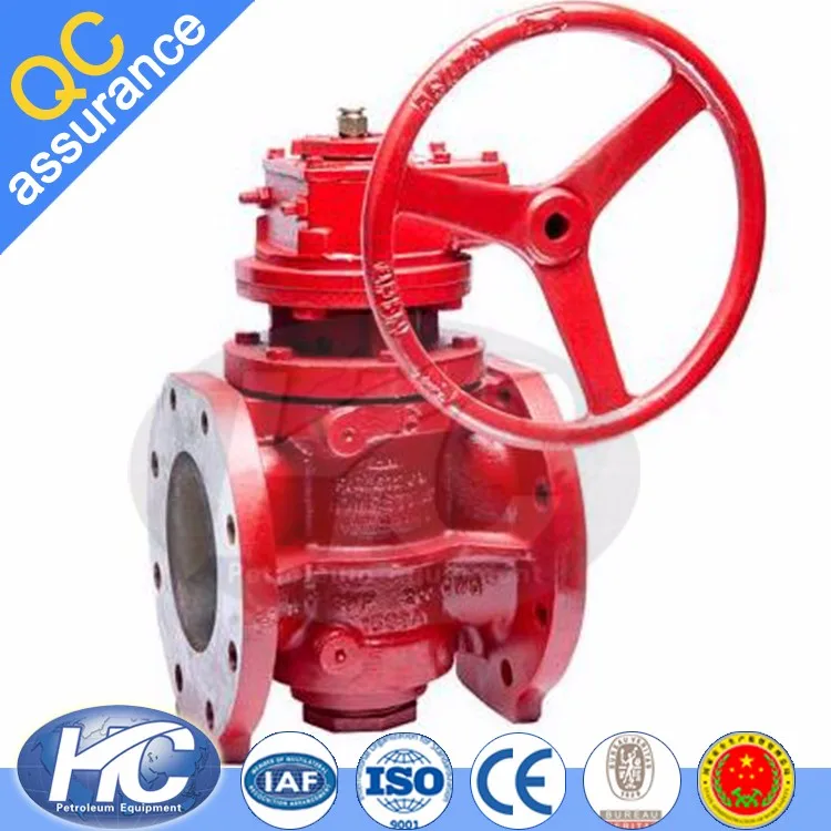 High Performance Sealing Plug Valve Fmc / 3 Way Plug Valve / Manifold ...