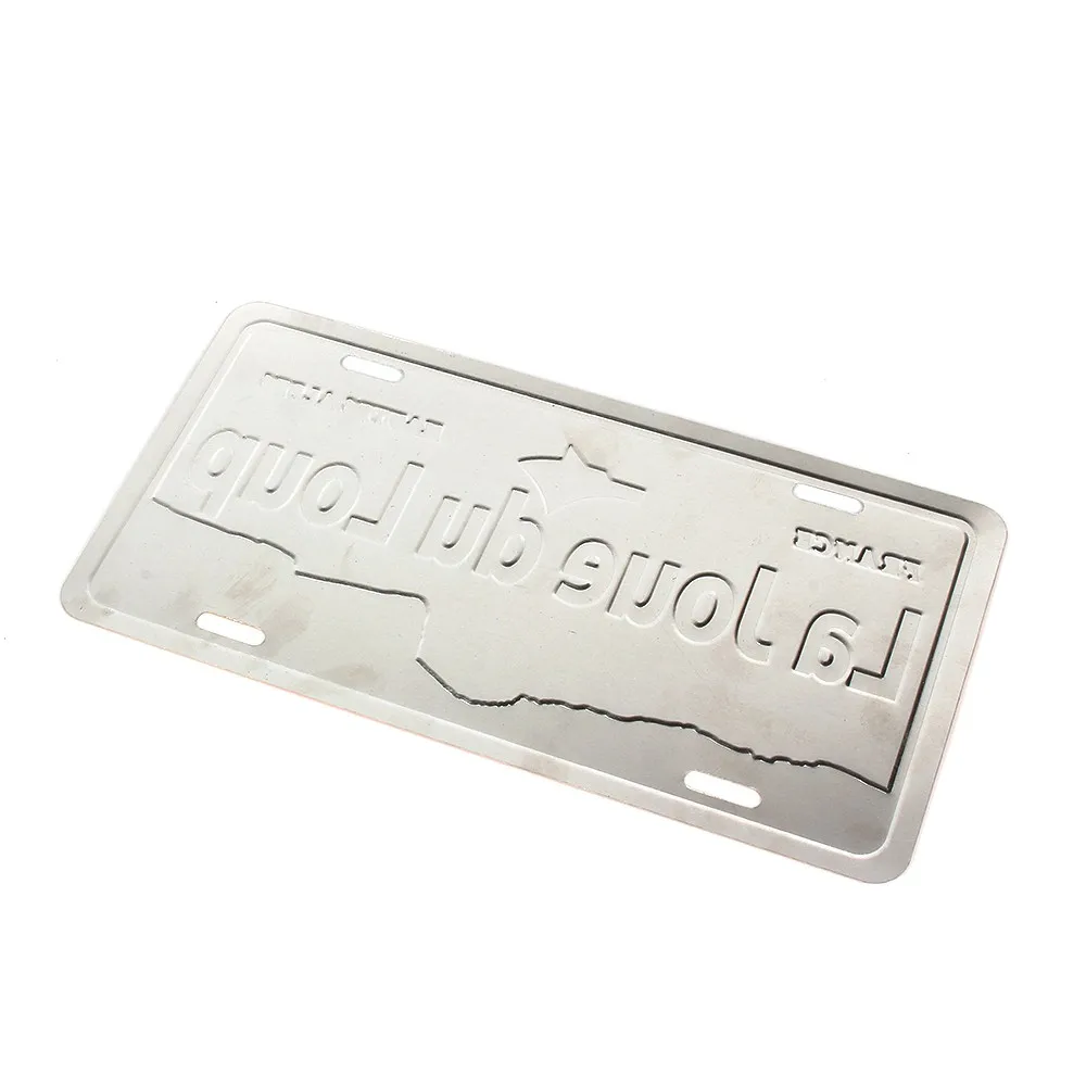 Wholesale Blank Aluminum Embossed Euro Car Number License Plates ...