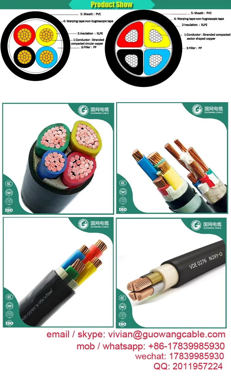 3x240 Mm2 Cable Copper / Aluminum Xlpe Insulation Cables Per Meter Iec ...