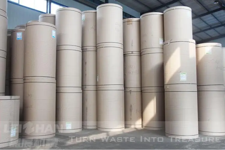 Waste Carton Recycling Plant Cardboard Recycling Line New Paper Making ...