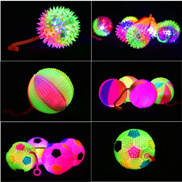 Popular Led Bouncing Ball Rubber Bouncing Ball With Flashing Led Light ...