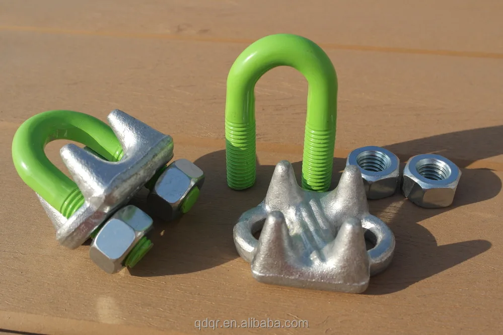 Drop Forged Galvanized Iron Wire Clip Adjustable Wire Rope Clamp - Buy ...