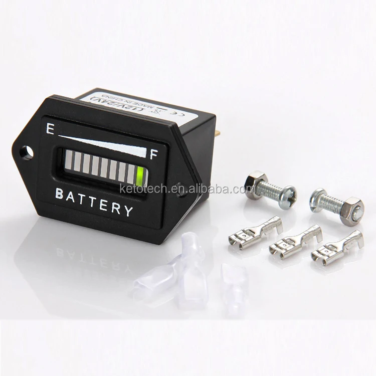 10 Led Lead-acid Battery Indicator For Electric Vehicle And Forklift ...