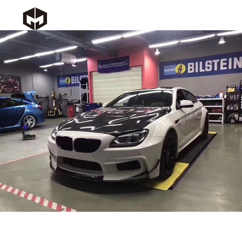 Fiberglass Prior Design Wide Body Kit for BMW 6 Series
