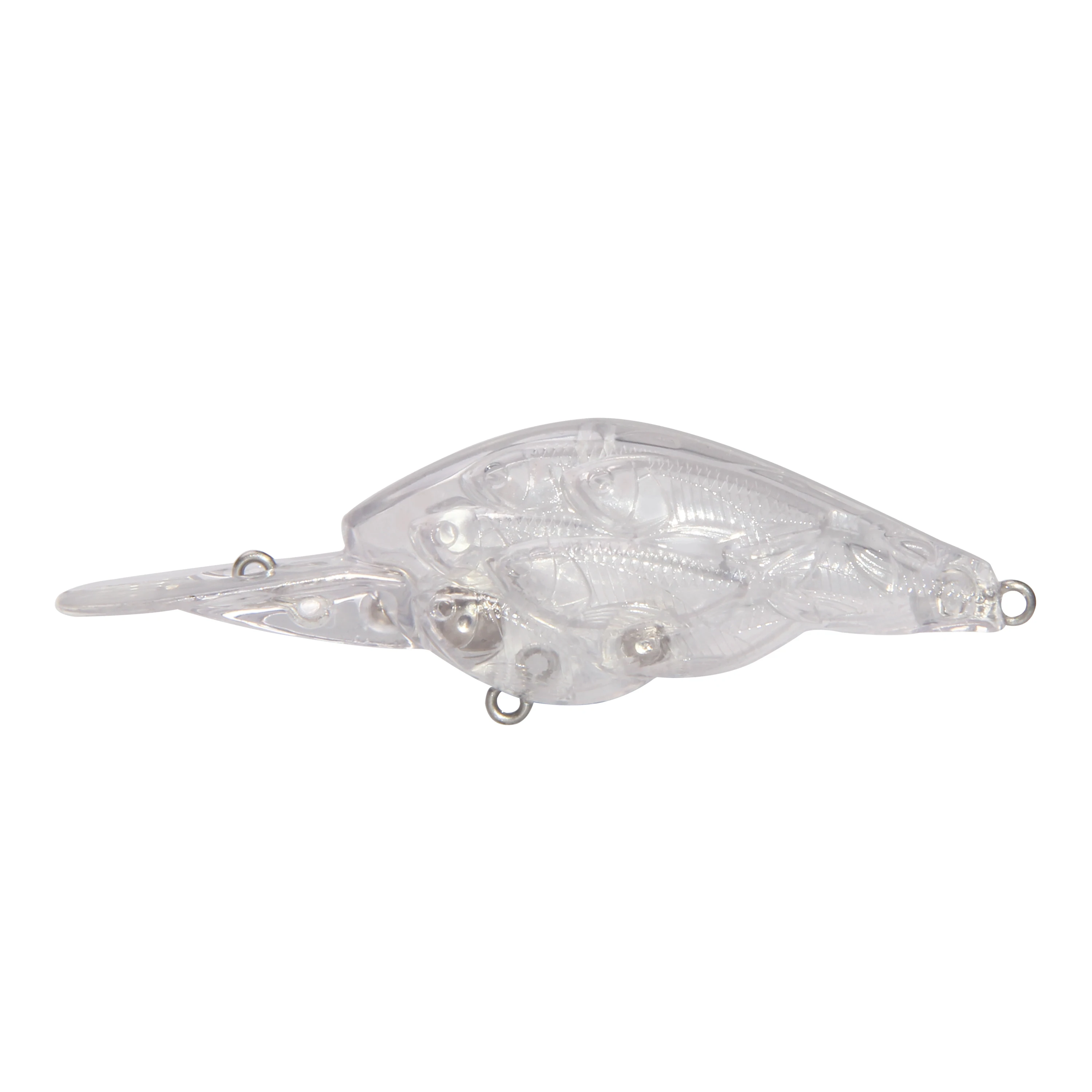 12pcs/bag Mixed Transparent Unpainted Bodies Lures Blank Lures ...